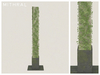 Second Life Marketplace - Mithral * Tall Mossy Pillar (Black)