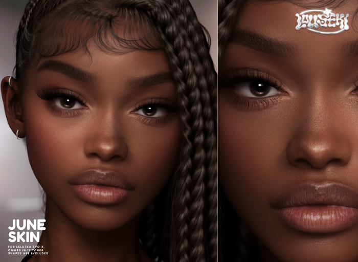 Second Life Marketplace - LOUSEKI x LeL EvoX - June Skin (Brownie)