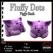 Second Life Marketplace - Full Perm Fluffy Dots Piggy Bank