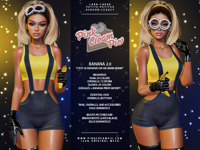 Second Life Marketplace - Banana Minions Costume 2.0 [MEGAPACK ...