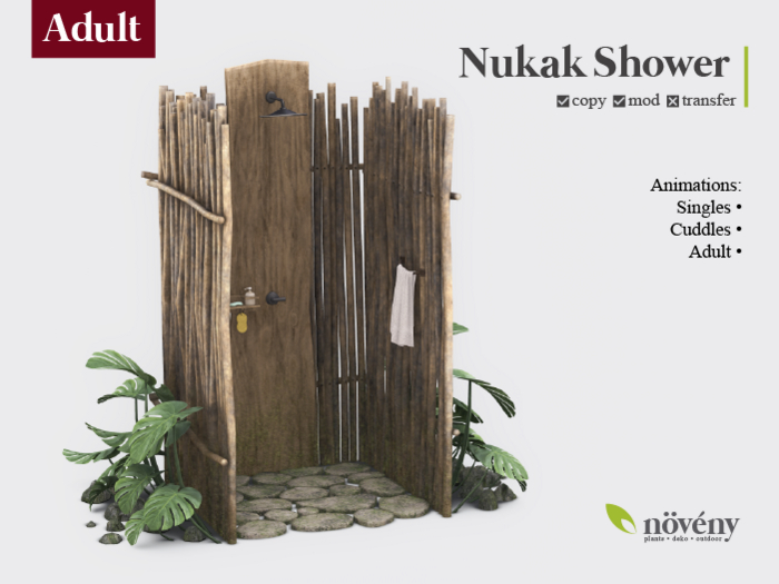 Second Life Marketplace - Noveny - Nukak Shower - Adult