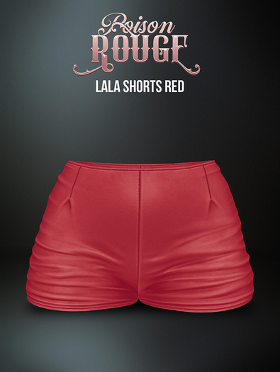 Second Life Marketplace - POISON ROUGE Lala Shorts Red
