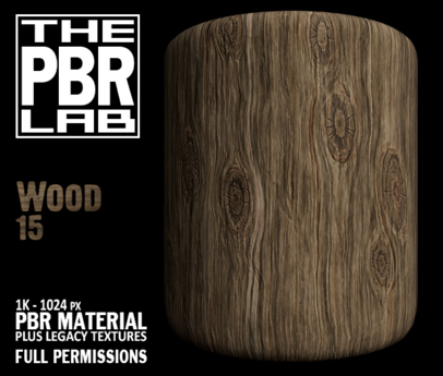 Second Life Marketplace - The PBR Lab - Wood 15 - PBR Material & 3D ...