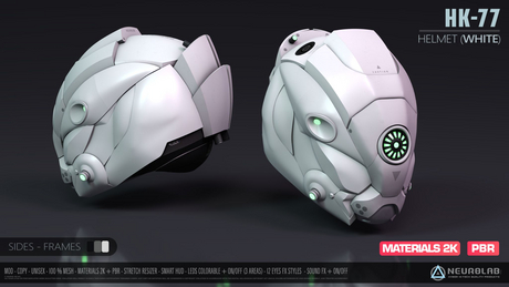 Second Life Marketplace - HELMET HK-77 (FATPACK + PBR) [NeurolaB Inc.]
