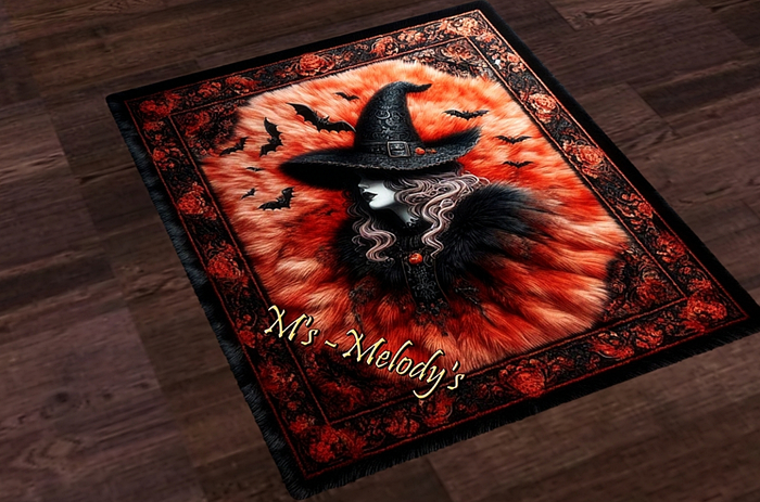 Second Life Marketplace - M's - Carpet /rug/ - "Witch of Dark Secrets ...