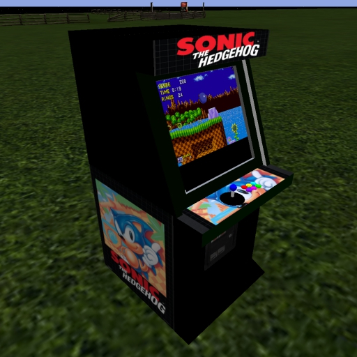 Second Life Marketplace - Arcade Heaven Playable Sonic the hedgehog