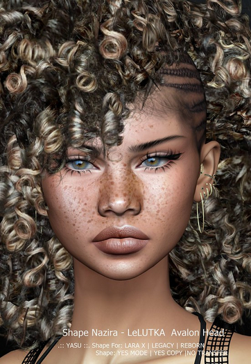 Second Life Marketplace - Shape Nazira - LeLUTKA Avalon Head