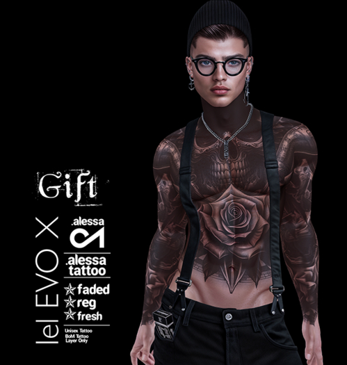 Second Life Marketplace - .alessa - DR Tattoo / LeL EVOX *GIFT