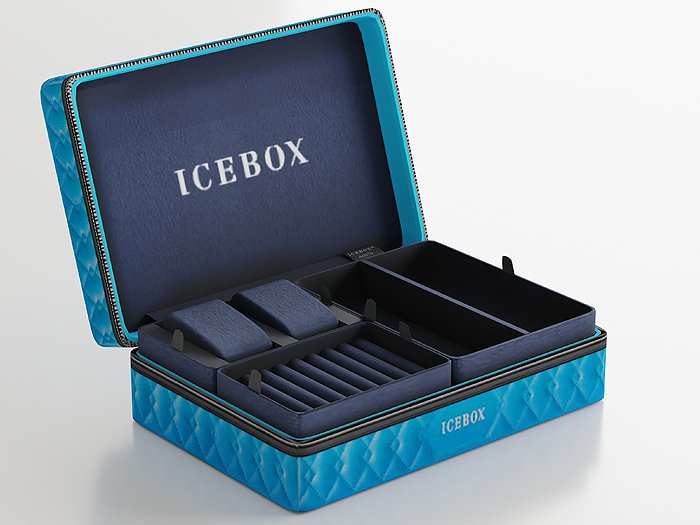 Second Life Marketplace - Atics - Blue Gold Traveler Jewelry Case