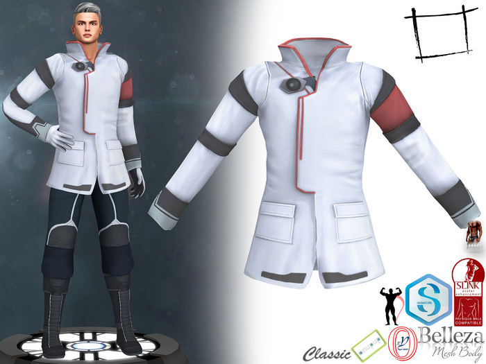 Second Life Marketplace - Full Perm Sci-fi Scientist Doctor Officer ...