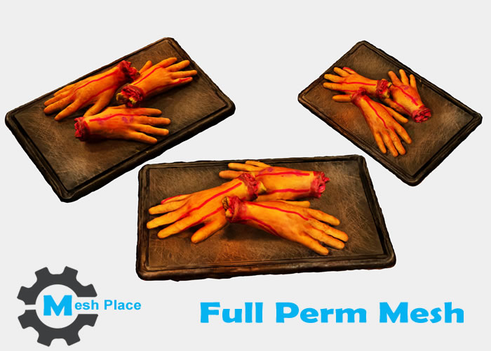 Second Life Marketplace - Mesh Place - Halloween Severed Hands Full ...