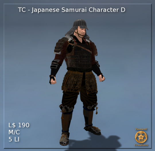 Second Life Marketplace - TC - Japanese Samurai Character D