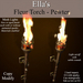 Second Life Marketplace - Ella's Fleur Torches - Pewter
