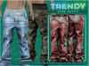 Second Life Marketplace - [TRENDY] Zane Jeans [Rust]