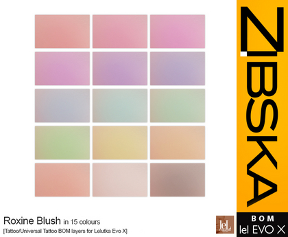 Second Life Marketplace - Zibska Evo X ~ Roxine Blush in 15 colors with ...