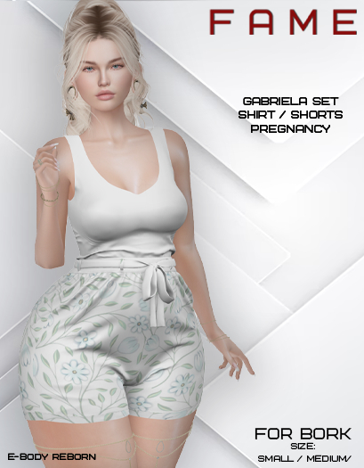 Second Life Marketplace - ::FM GABRIELA Set e-Body Reborn - BORK S/M #T1