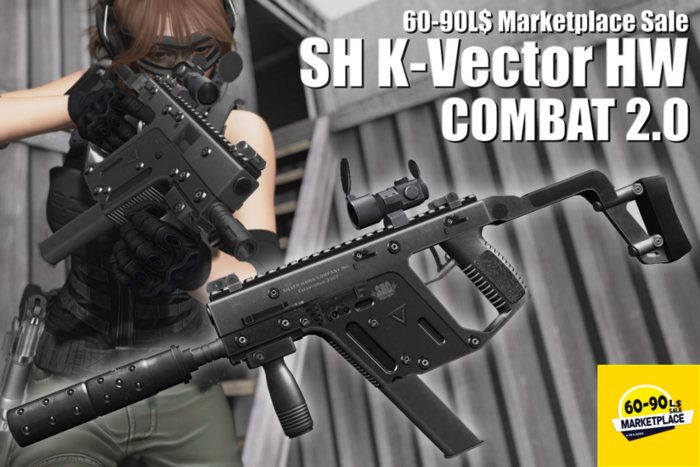 Second Life Marketplace - SH K-Vector HW M (Unpack) Combat 2.0