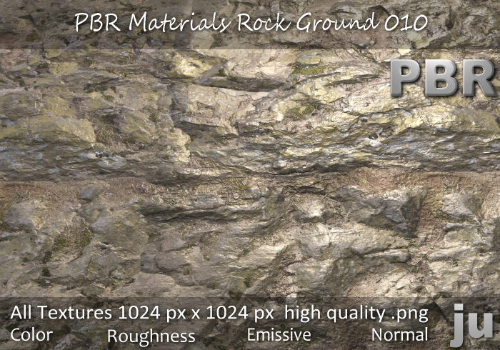 Second Life Marketplace - JU PBR Materials Rock Ground 010 Full Perm