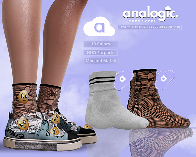 Second Life Marketplace - Analogic - Hanna Socks FATPACK