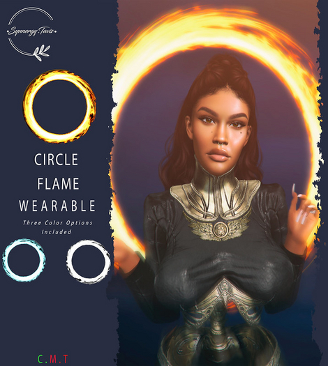 Second Life Marketplace - SYNNERGY.TAVIS// Circle Flame [Wearable Item ...