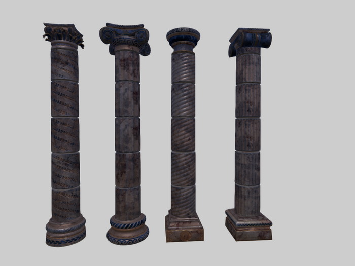 Second Life Marketplace - Column 01-04 PBR