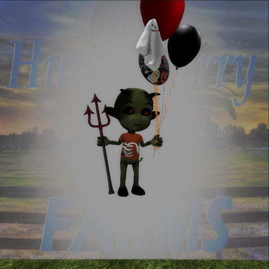 Second Life Marketplace - DFS HW Kids - Damien Demon Balloons