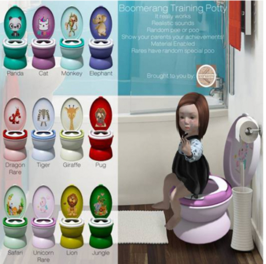 Second Life Marketplace - [Boomerang] - Training Potty - Lion