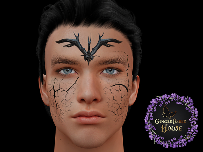 Second Life Marketplace - Tattoo Men Halloween Demon Asmodeus