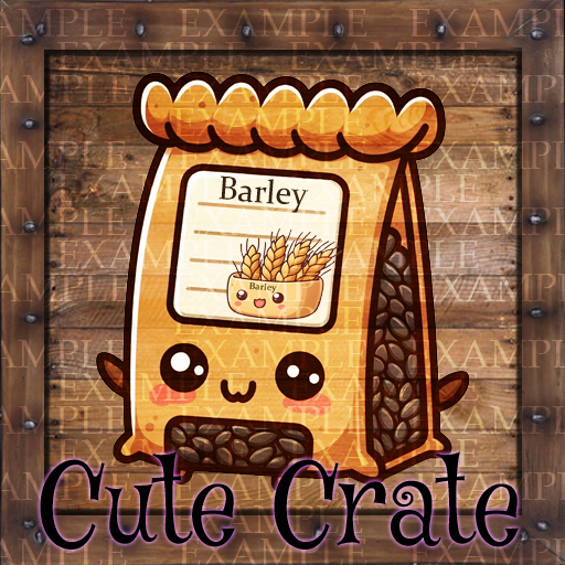 Second Life Marketplace - TGG-DFS Cute Crates Texture Seeds Barley