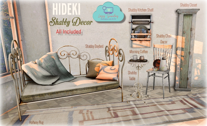 Second Life Marketplace - HIDEKI - SHABBY DECOR
