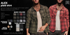 Second Life Marketplace - rvn - Alex shirt - off blue (packed)