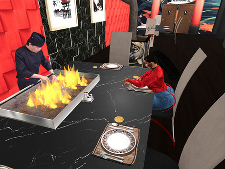 Second Life Marketplace - UF - Famous Hibachi Grill Restaurant (ADD ME ...