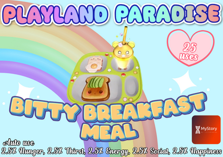 Second Life Marketplace - MyStory Bitty Breakfast Meal