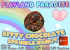 Second Life Marketplace - MyStory Bitty Chocolate Sprinkles Donut