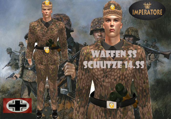 Second Life Marketplace - WAFFEN SS CAMO M44 SCHUTZE