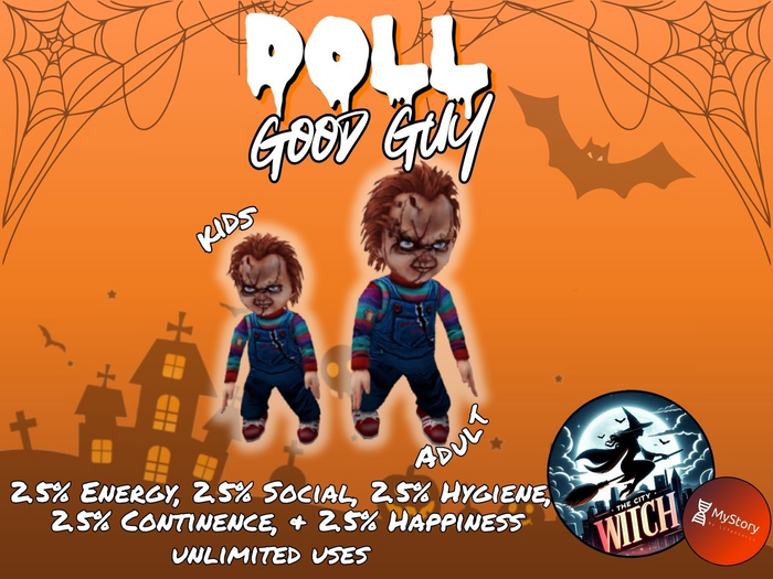 Second Life Marketplace - MyStory Good Guy Doll