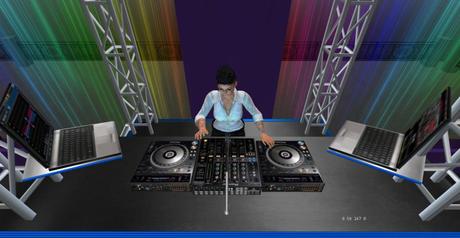 Second Life Marketplace - Hanging DJ Booth w/ DJ animation V3