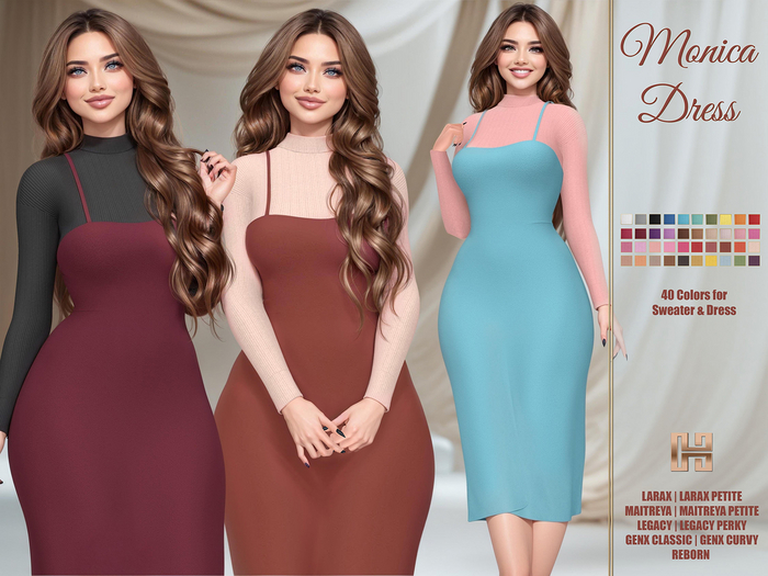 Second Life Marketplace - [hh] Monica Dress