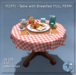Second Life Marketplace - TC(FP) - Table with Breakfast FULL PERM