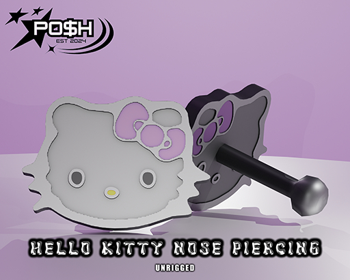 Second Life Marketplace - [PO$H] Hello Kitty Nose Piercing [UPDATED]