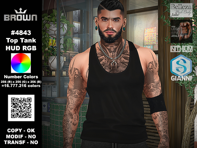 Second Life Marketplace - 4843 Top Tank HUD RGB - Jake Legacy Kario ...