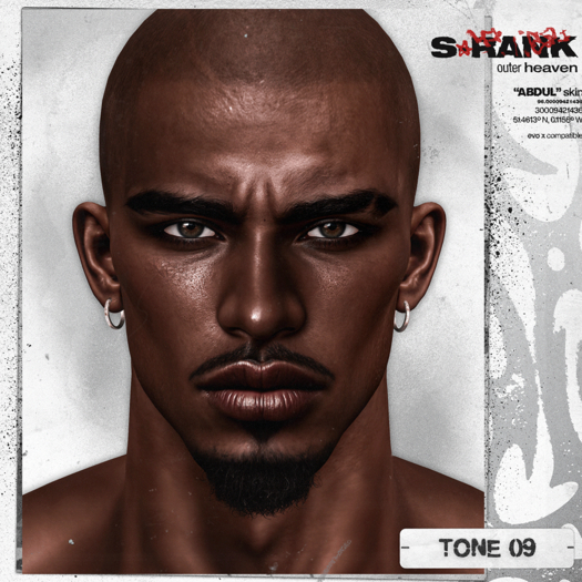 Second Life Marketplace - S-RANK "ABDUL" SKIN / TONE 09