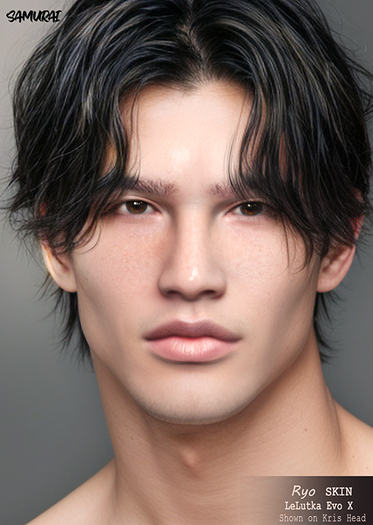 Second Life Marketplace - SAMURAI LeLUTKA EvoX BOM Skin Ryo Tone 6