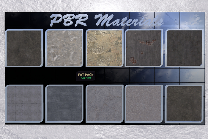 Second Life Marketplace - PBR SHOP - Concrete Material 2K 2048x2048 ...