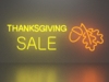 Second Life Marketplace - Thanksgiving day 23 neon sign Full Permission
