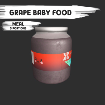 Second Life Marketplace - MyStory Grape Baby Food Meal