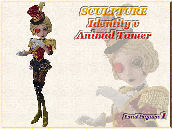 Second Life Marketplace - SCULPTURE - Identity v Animal Tamer (1 LI ...