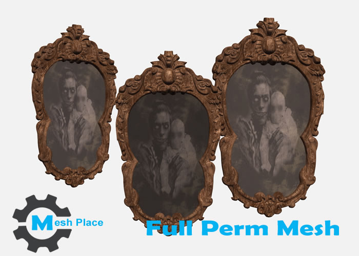 Second Life Marketplace - Mesh Place - Halloween Creepy Mirror Full ...