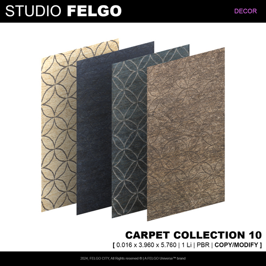 Second Life Marketplace - Studio FELGO // Carpets 10