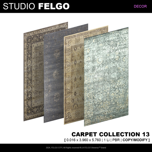 Second Life Marketplace - Studio FELGO // Carpets 13